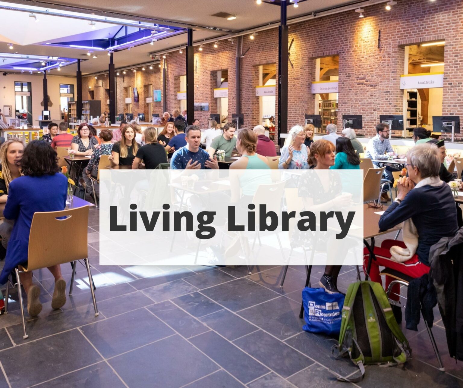 A Library Where the Books Are People: Living Library | Amsterdamian ...